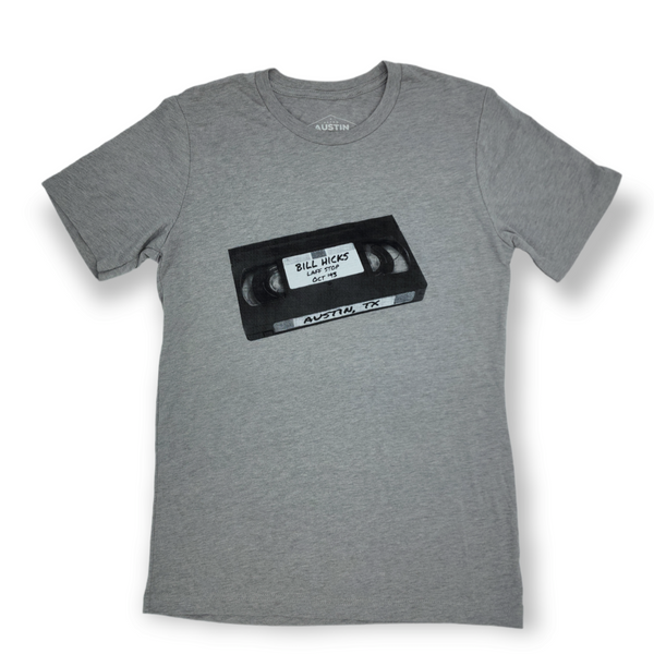 Bill Hicks VHS Retro Tee - Retro Austin Apparel